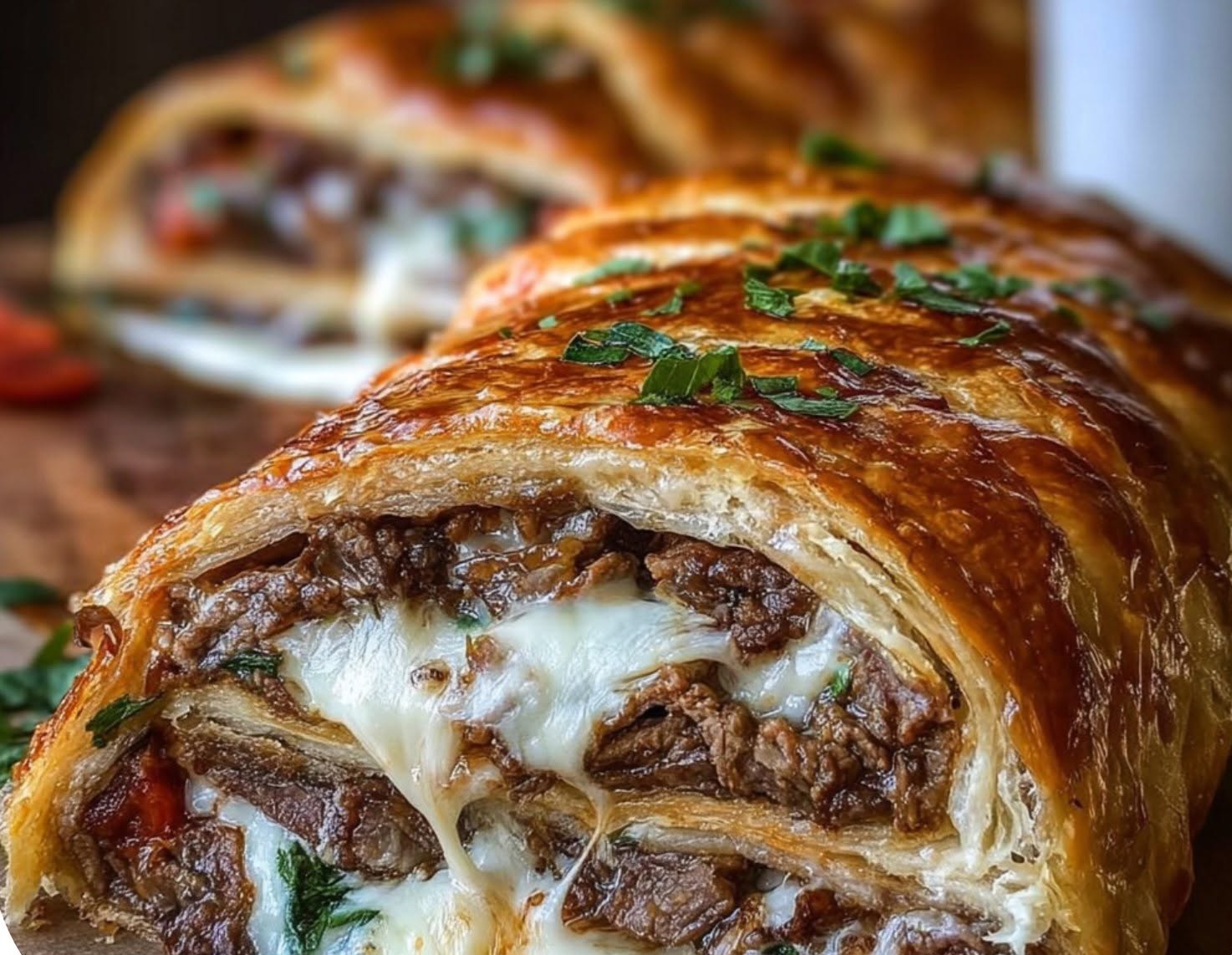 Mozzarella Cheese Steak Stromboli – My Website