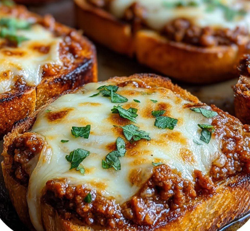 Cheesy Sloppy Joe Toast – My Website
