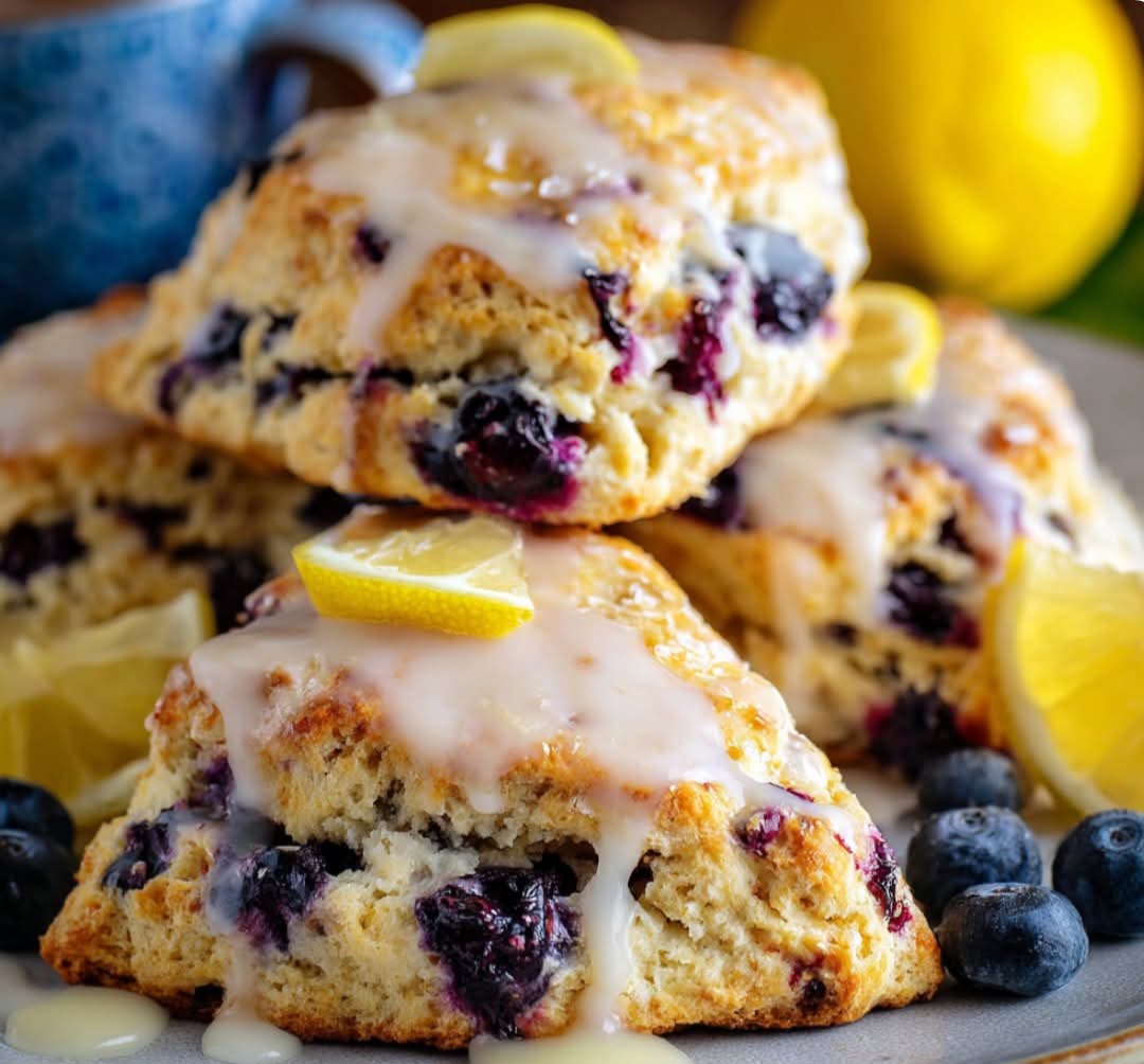 Lemon Blueberry Scones – My Website